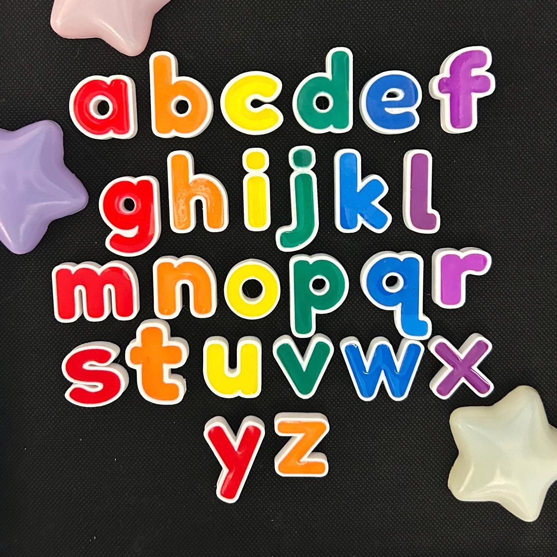 Rainbow Lowercase Alphabet Fridge Magnets I Learning Abcs I Classroom ...
