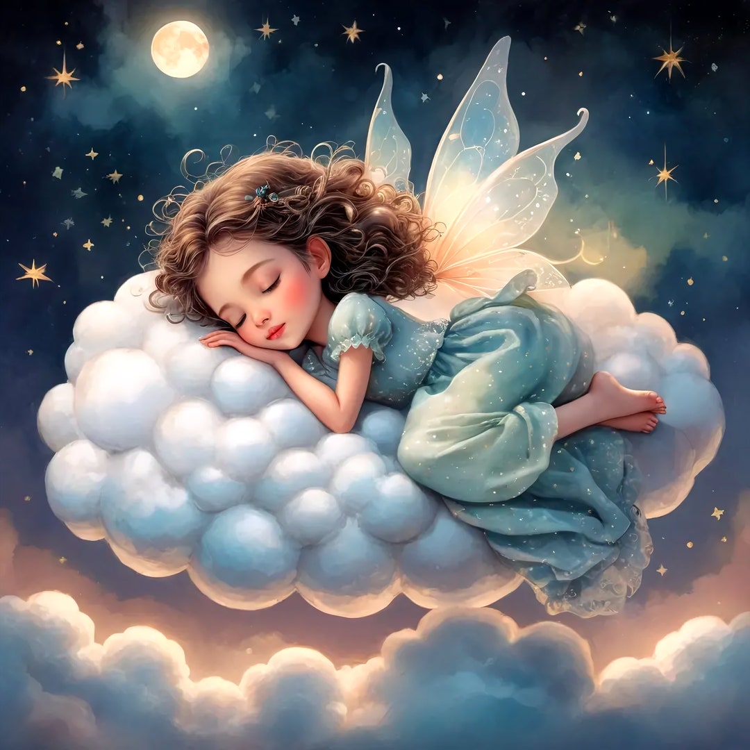 Sleep Fairy, Ai Picture, Illustration With Digital Art, AI Art ...