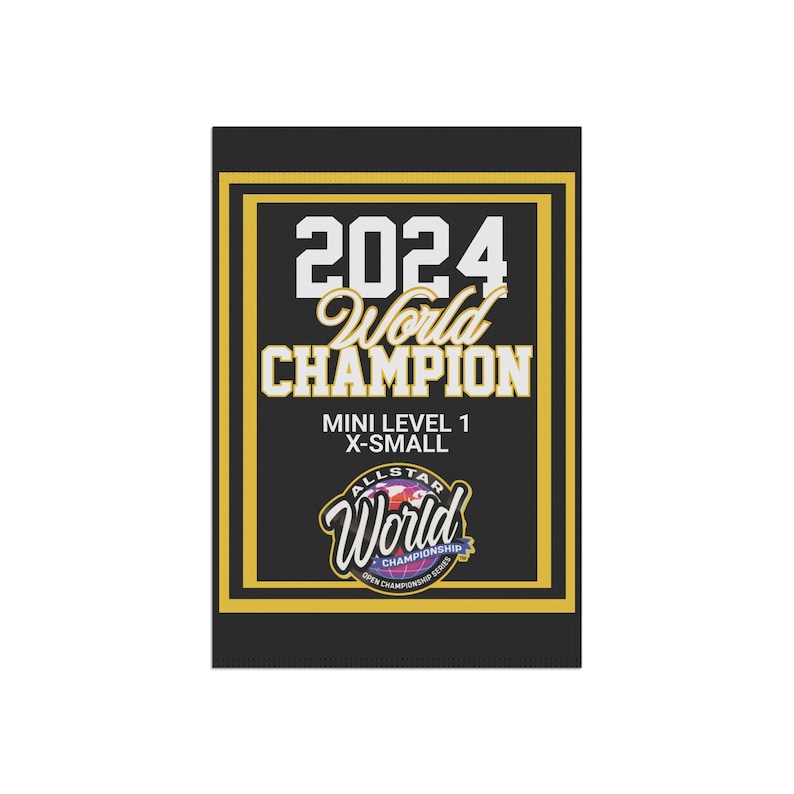 Allstar World Championships Replica Mini Banner - Etsy