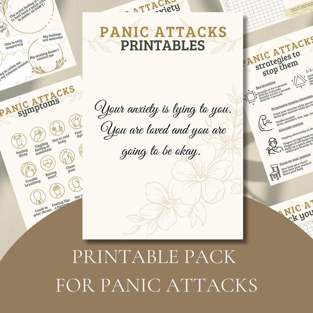 Tool Panic Attack Kit Control Mental Health Support Tracker Anxiety ...