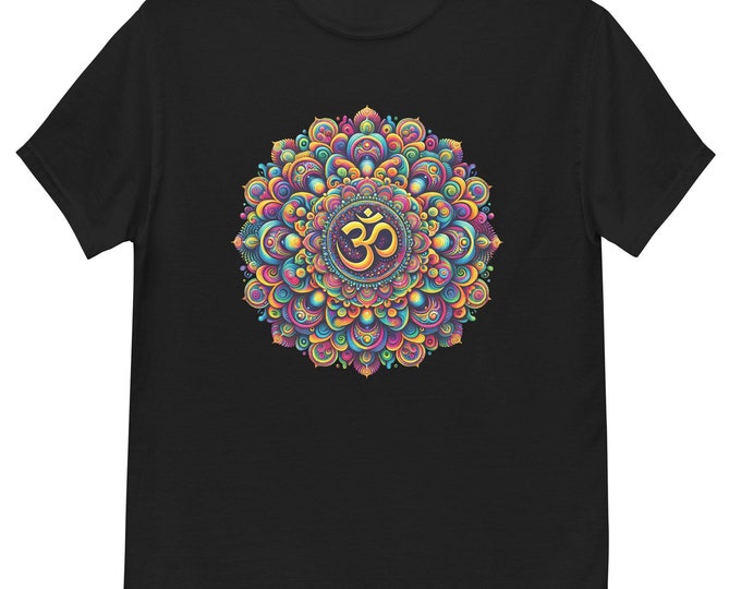Goa Om Symbol in Mandala Classic Men's T-shirt - Etsy