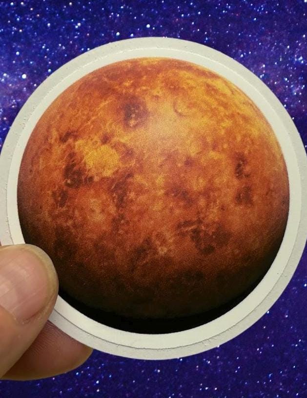 Solar System Planets 2 Inch Stickers free Shipping - Etsy