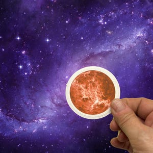 Solar System Planets 2 Inch Stickers free Shipping - Etsy