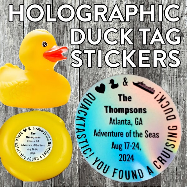 Custom Ducks Stickers - Etsy UK