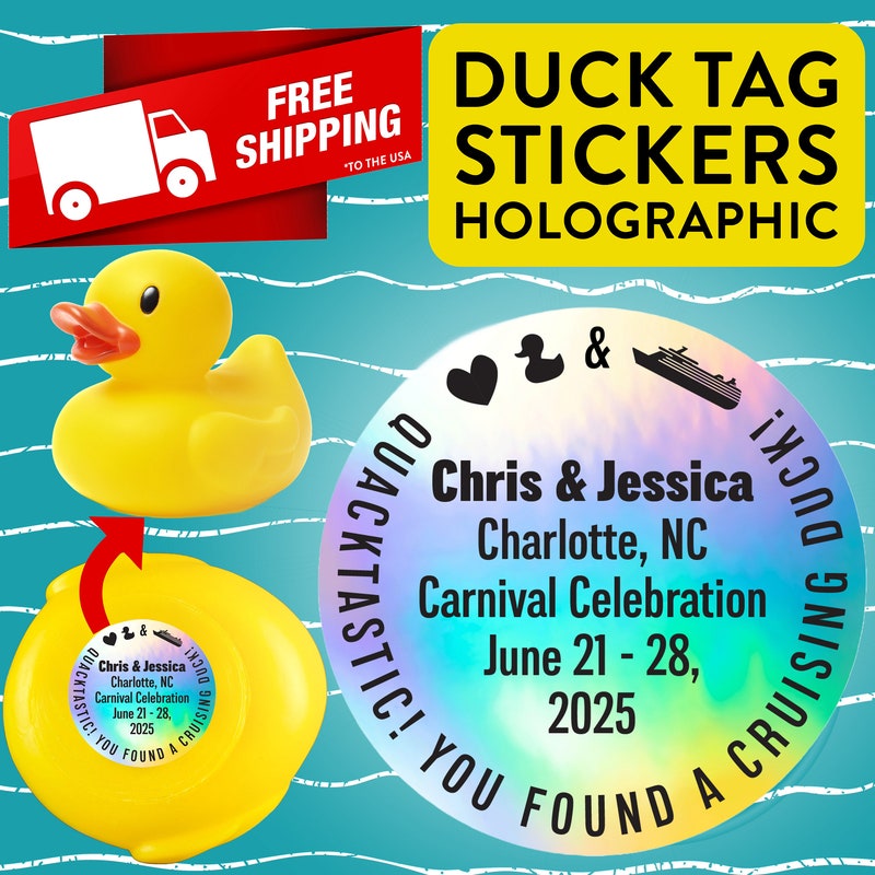 Cruising Duck Labels - Etsy