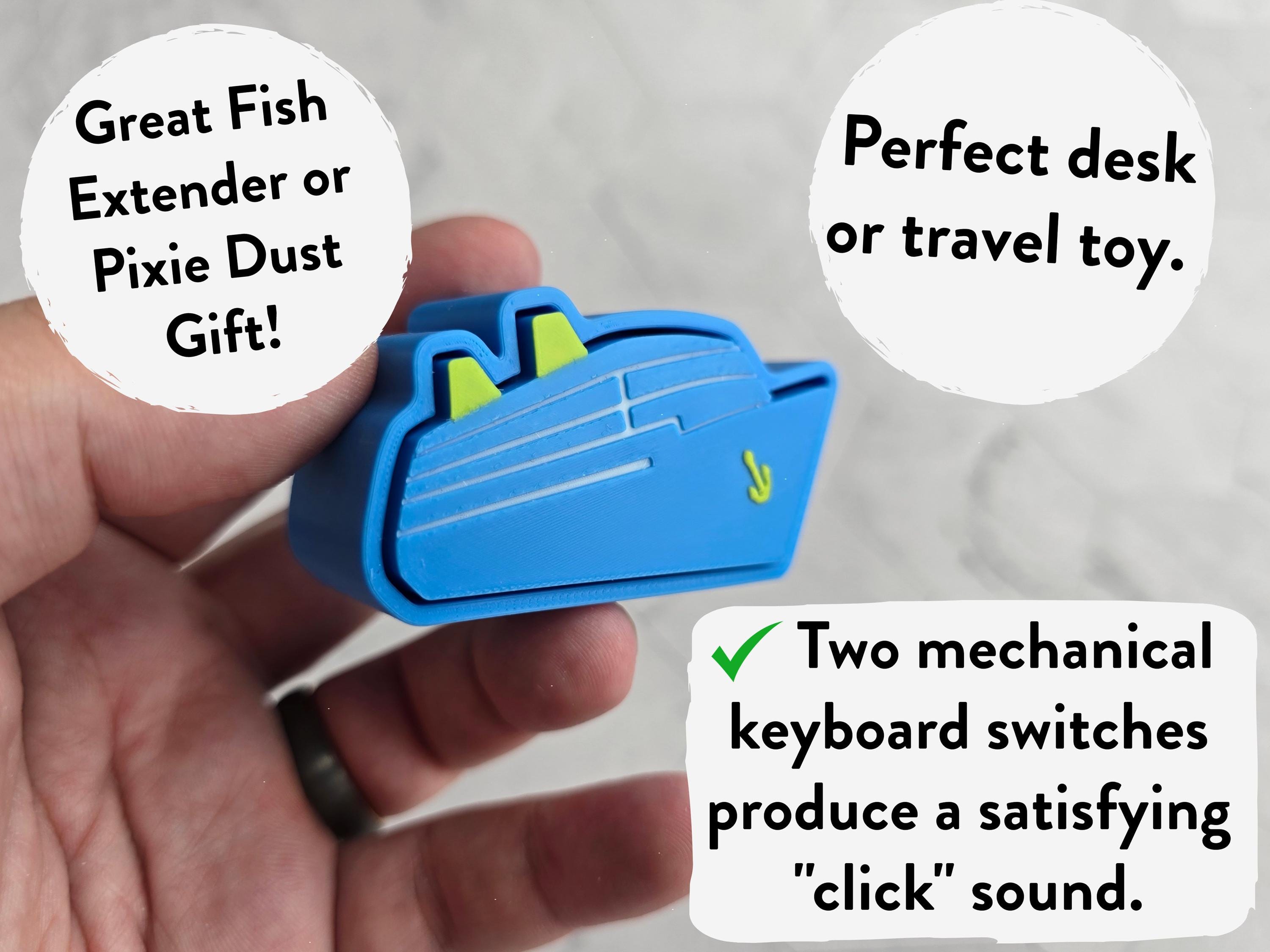 Clicky Cruise Ship Clicker Fidget Toy | Stress Reliever | Fish Extender ...