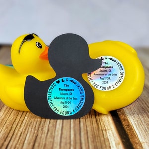 Duck Tag Stickers Personalized Holographic Cruising Duck Tags Carnival ...