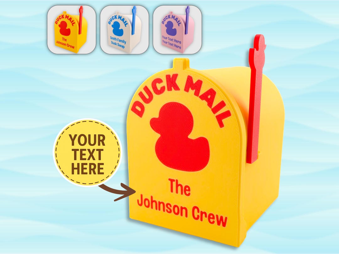 Personalized Cruising Duck Mailbox Door Magnet | Cruise Duck Exchange ...