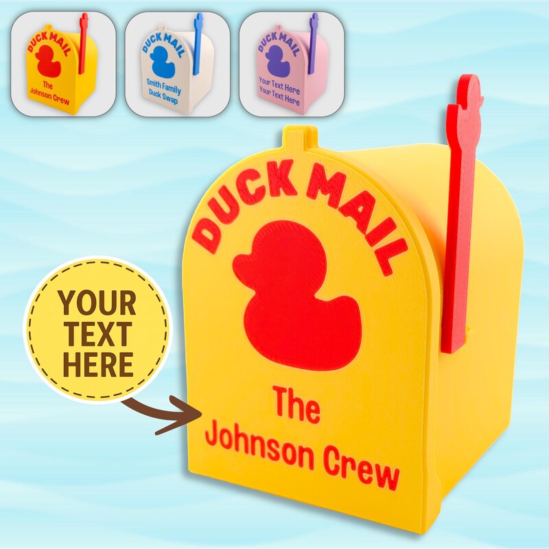Personalized Magnetic Duck - Etsy