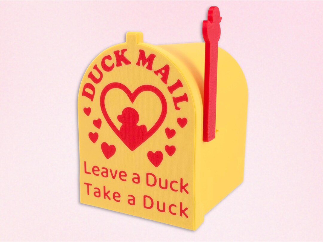 Cruise Duck Mailbox Door Magnet – Heart Edition | Personalized 