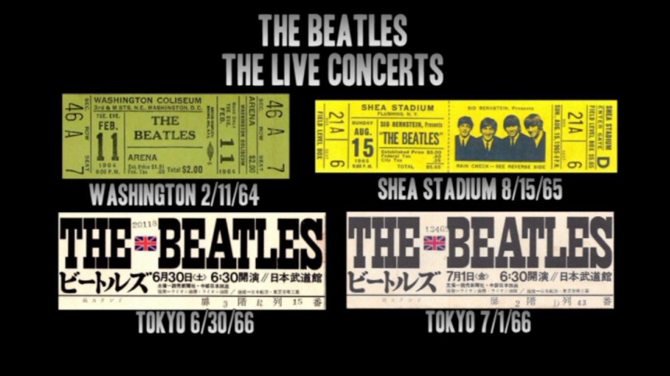 The Beatles - the Live Concerts [DVD] - 4 Complete Shows on One Disc ...