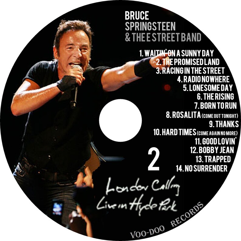 Bruce Springsteen - London Calling [3-CD Set] Full Concert Badlands ...