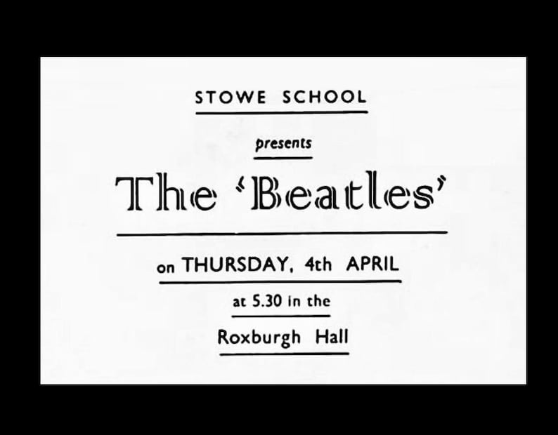 The Beatles - the Beatles at Stowe School - April 4, 1963 - 2-CD ...