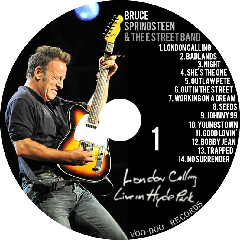 Bruce Springsteen - London Calling [3-CD Set] Full Concert Badlands ...