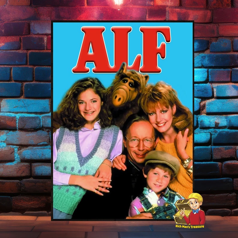 ALF Tv Series 1986, 4 Seasons, 102 Episodes, Complete Series, Vintage Movies - Etsy