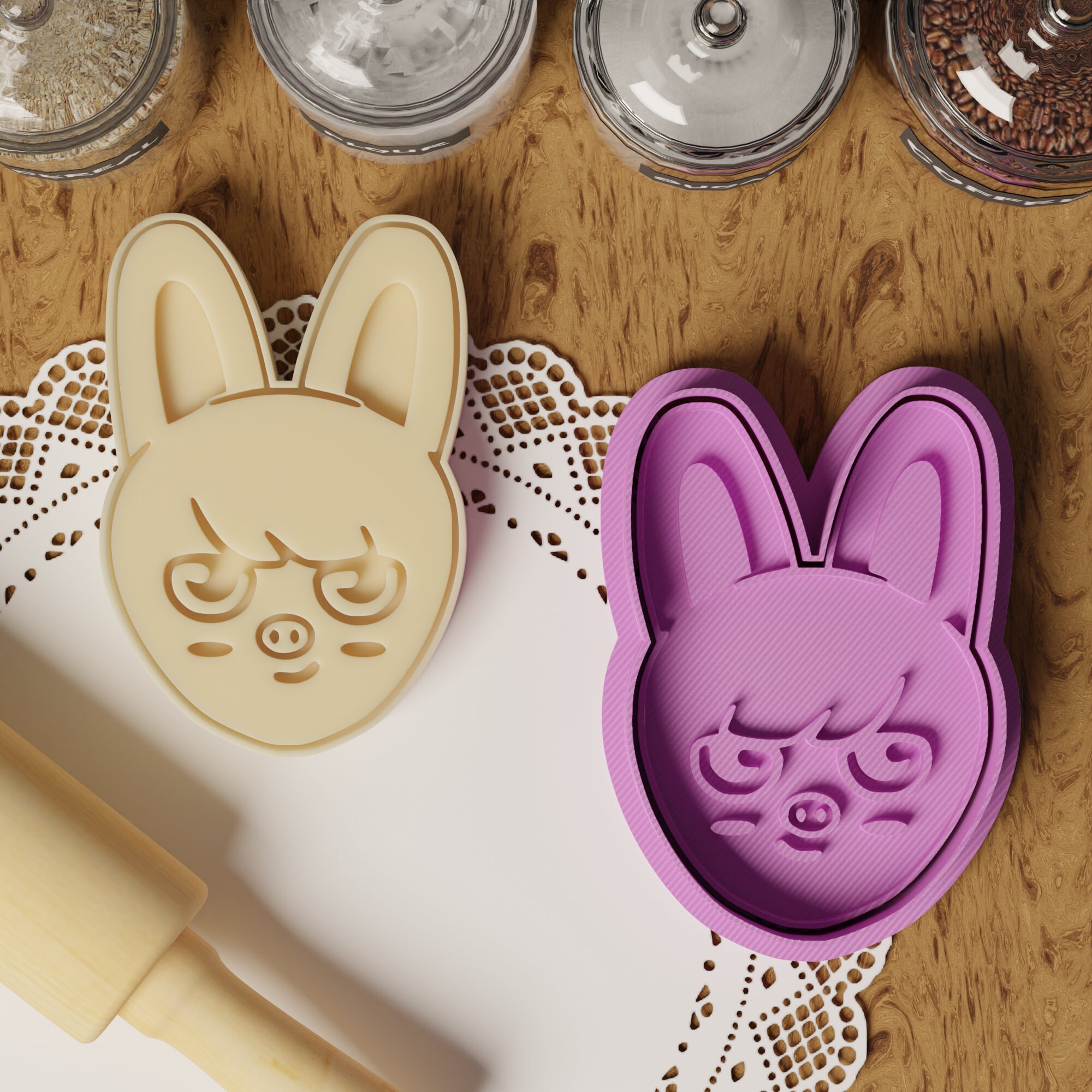 Skzoo Dwaekki Cookie Cutter Stray Kids Changbin Clay Cutter Premium 3D ...