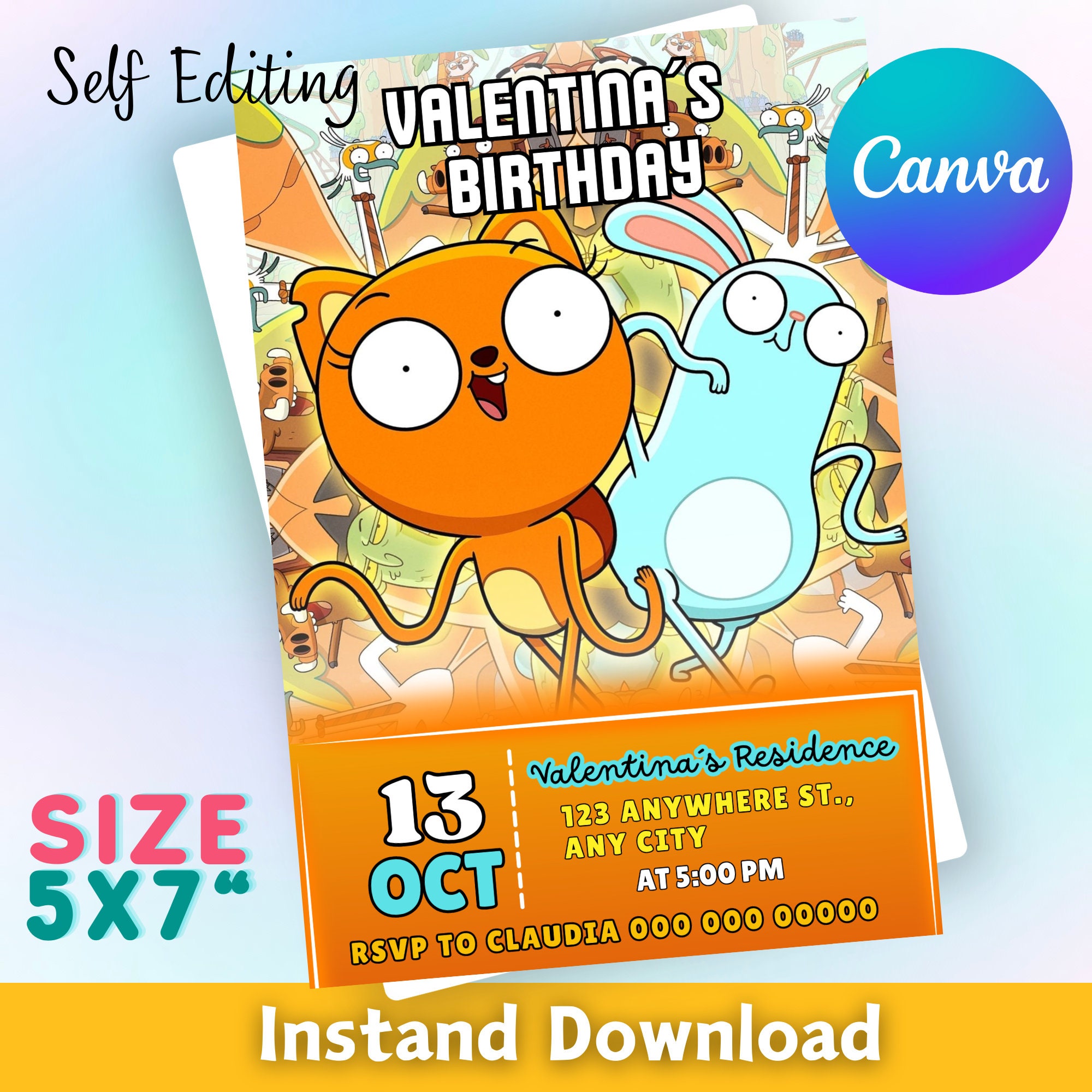 Kiff Invitation, Kiff Birthday Party, Kiff Decorations. Kiff Cake ...