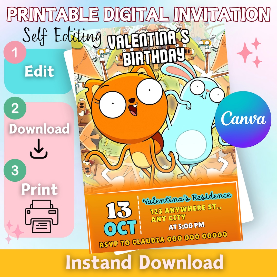 Kiff Invitation, Kiff Birthday Party, Kiff Decorations. Kiff Cake ...