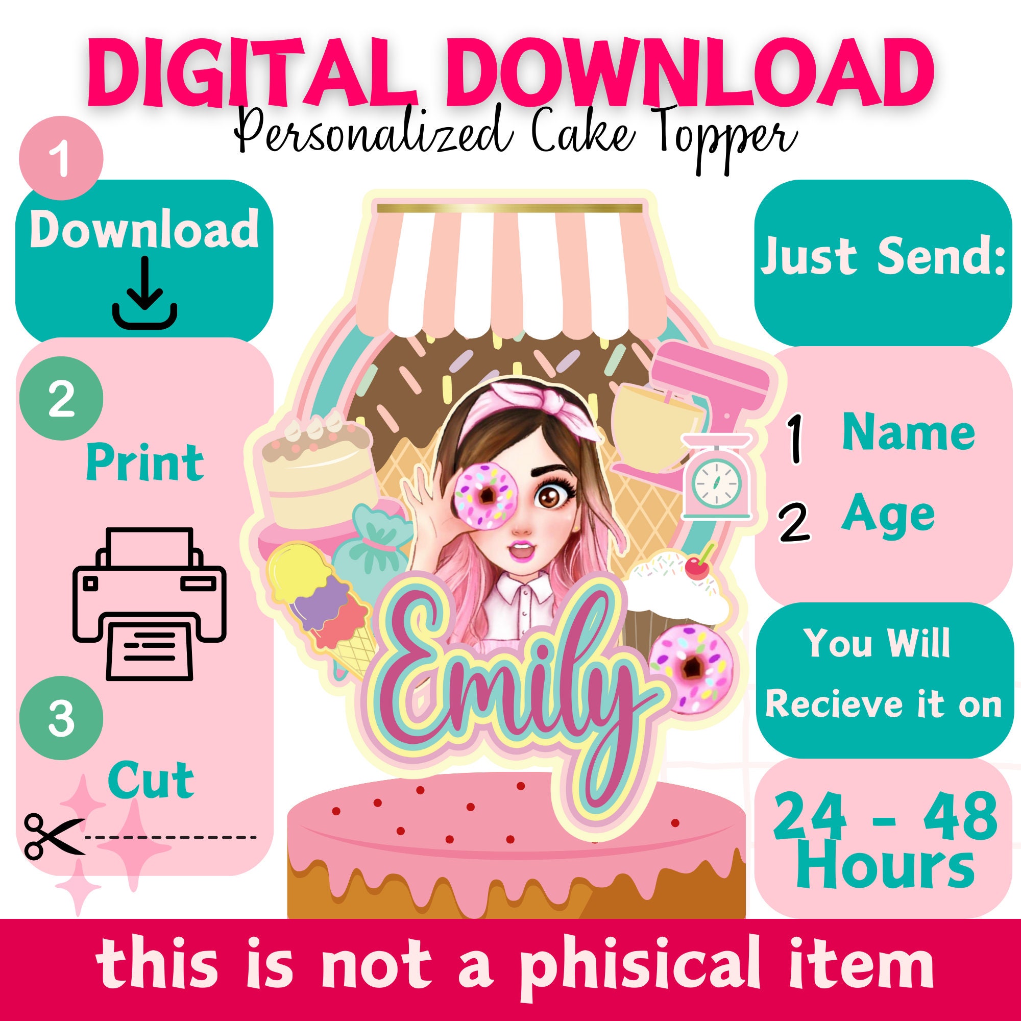 Topper de pastel de mis pastelitos, mis pastelitos, mis pastelitos png ...