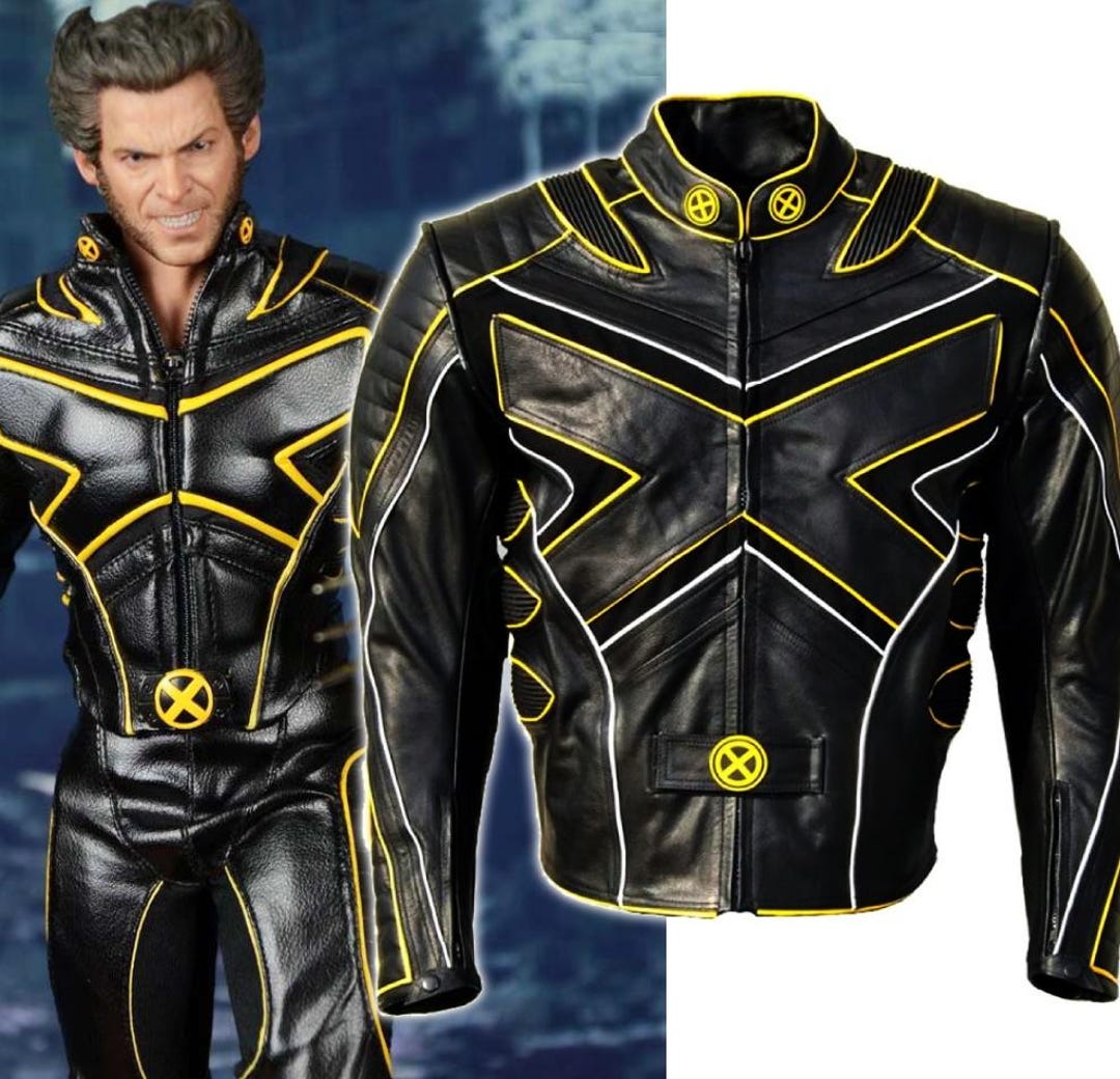X Men Wolverine Leather Jacket, the Last Stand Biker Leather Jacket ...