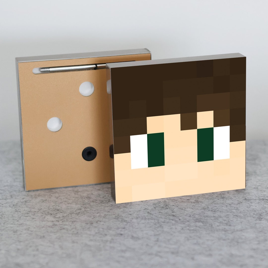 Custom Minecraft Player Face Photo Blocks Best Gift for Minecraft Fans ...