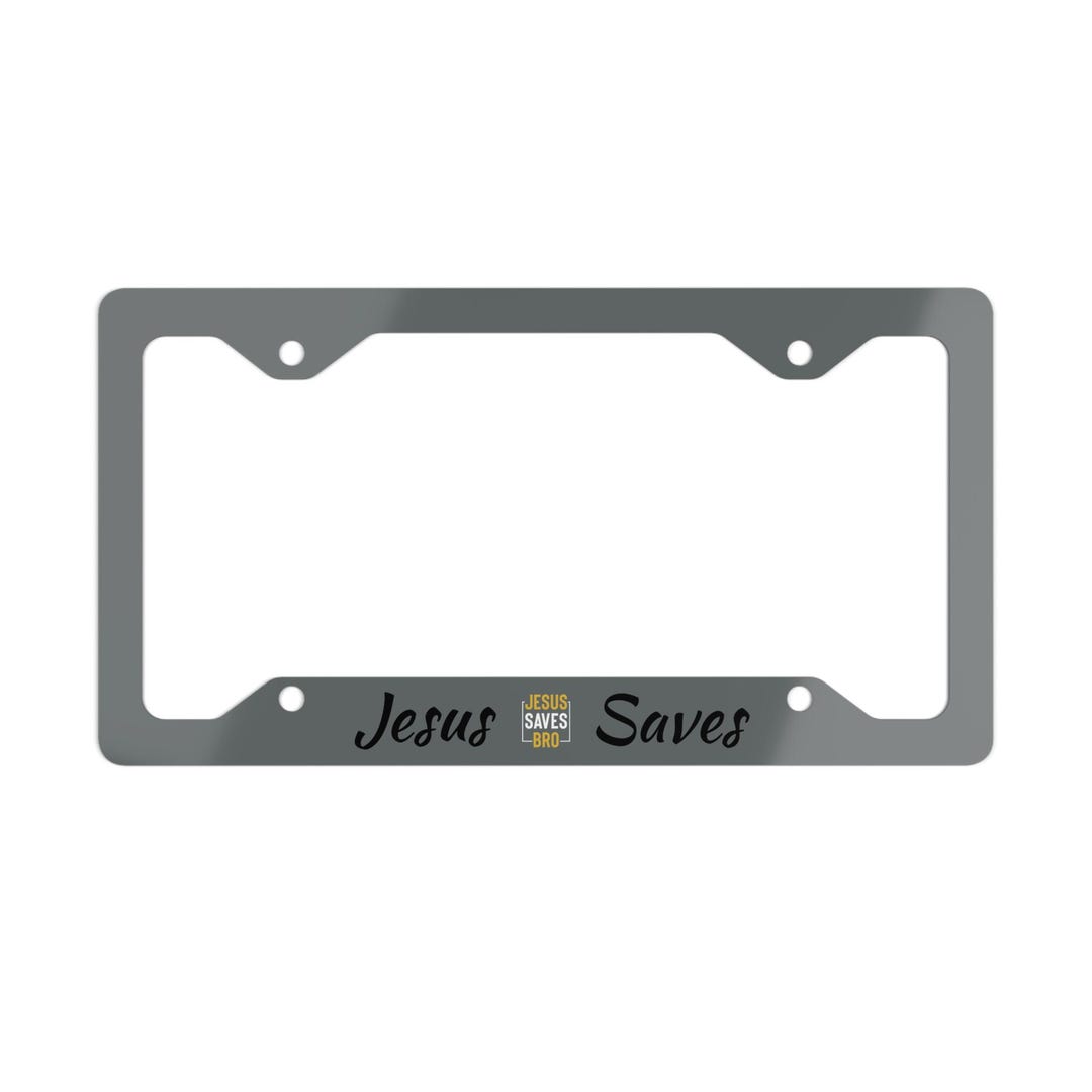 Jesus Saves Bro License Plate Frame, Religious License Plate Holder ...
