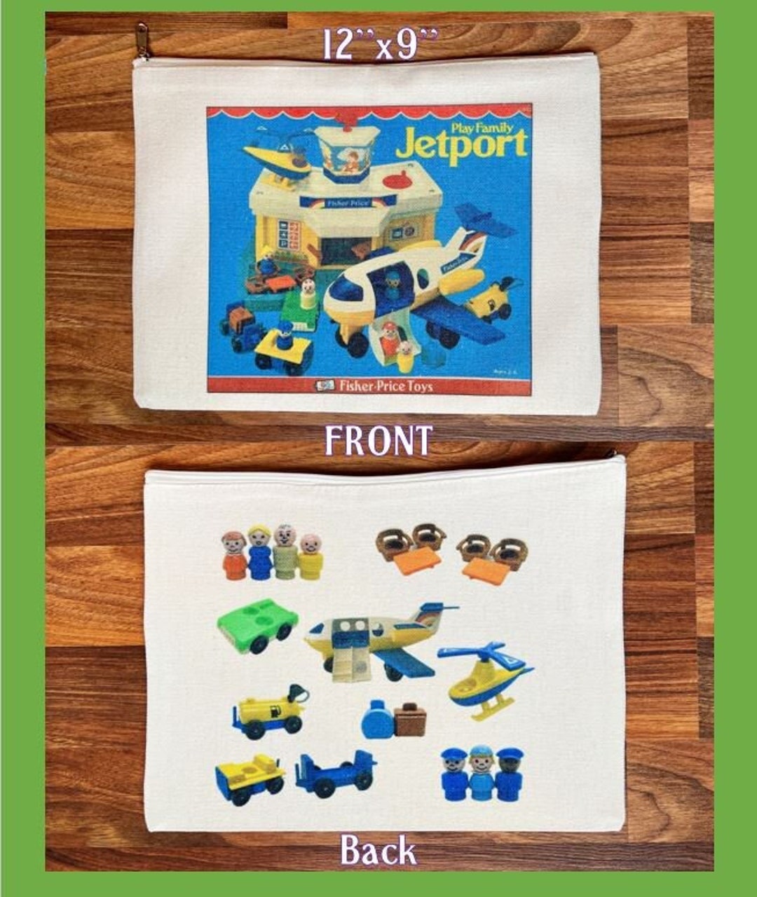 Custom Storage Bag for Vintage Fisher Price Little People Parts Pieces ...