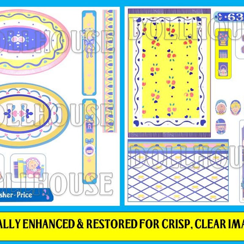 Dollhouse Stickers - Etsy