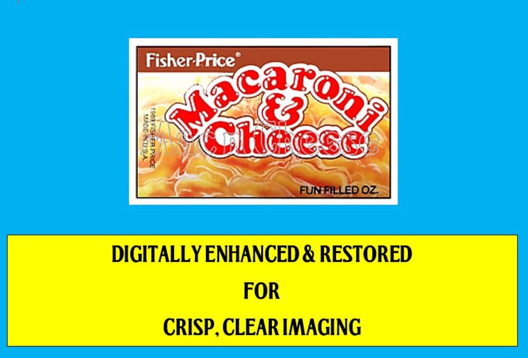 Vintage Fisher Price Fun With Food Reproduction Lithos Stickers Decals ...