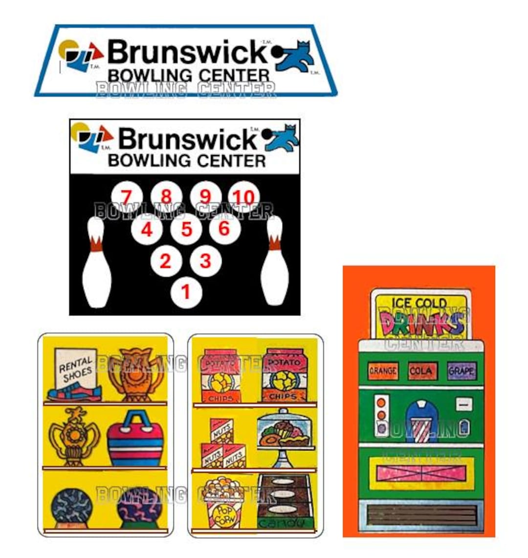 New Reproduction Lithos Stickers Decals for Child Guidance BRUNSWICK ...