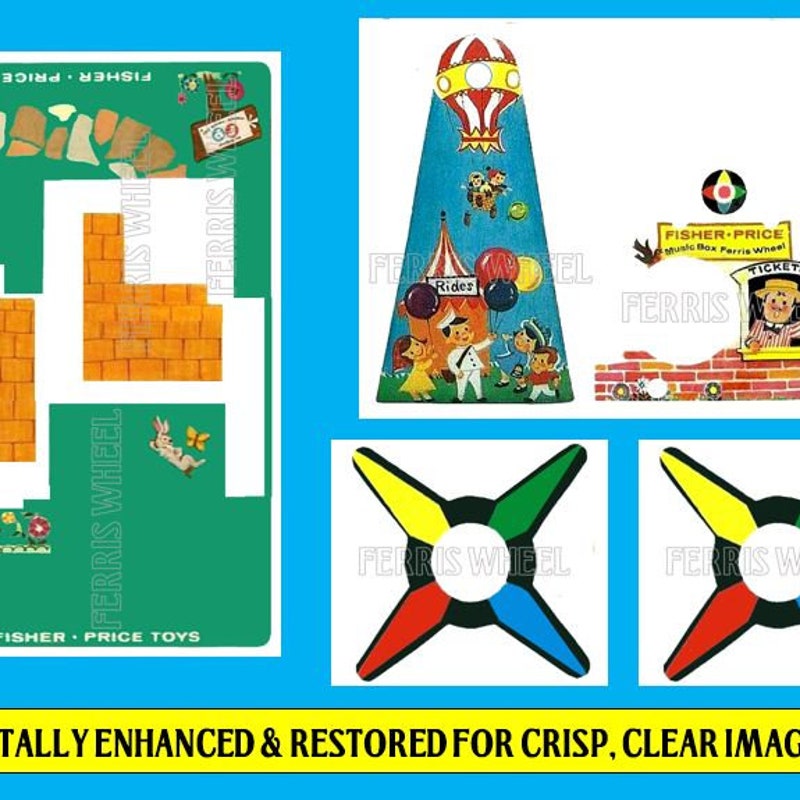 Vintage Little People Replacement Decals - Etsy