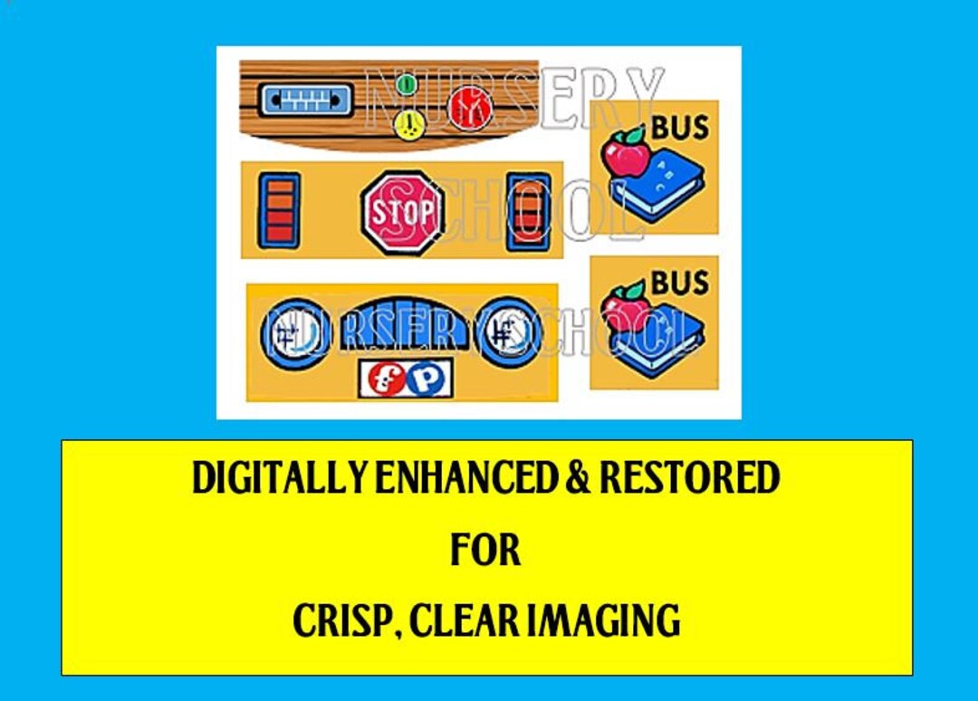 Vintage Fisher Price Little People Reproduction Lithos Stickers Decals ...