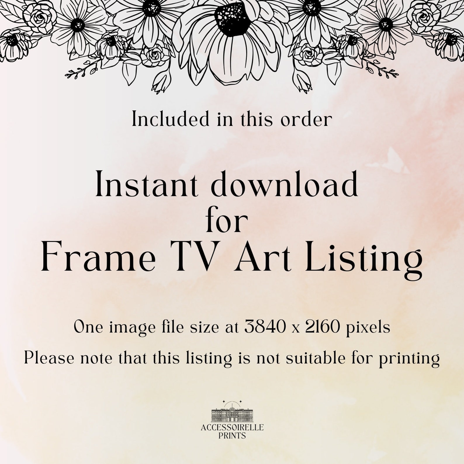 Digital Art for TV Vintage Peacock Tapestry English Garden Scene ...