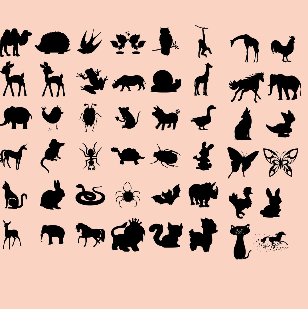 Tier Doodle Bundle, Tier svg, Doodle svg, Safari Tier svg, niedliches ...