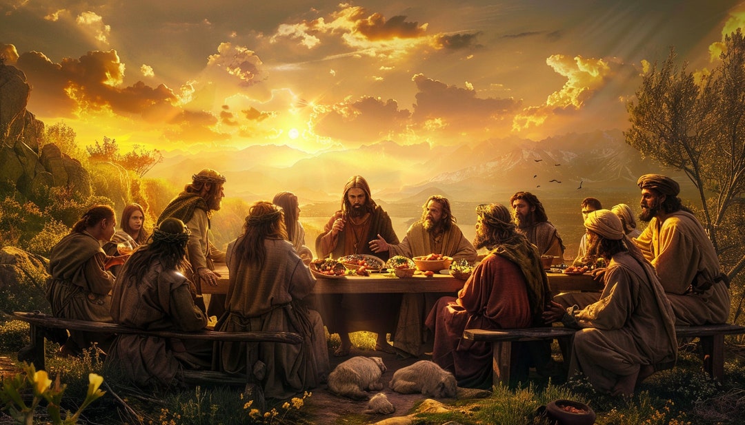 Jesus and the Holy Communion - Etsy