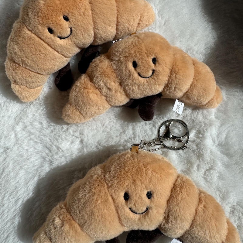 Jellycat Croissant Keychain - Etsy