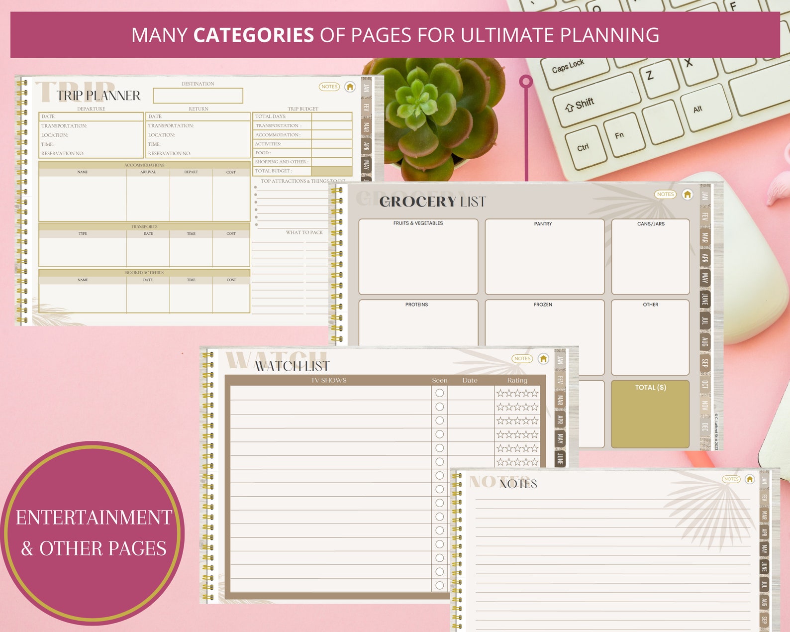 DIGITAL PLANNER 2024 - Etsy