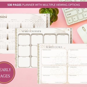 DIGITAL PLANNER 2024 - Etsy