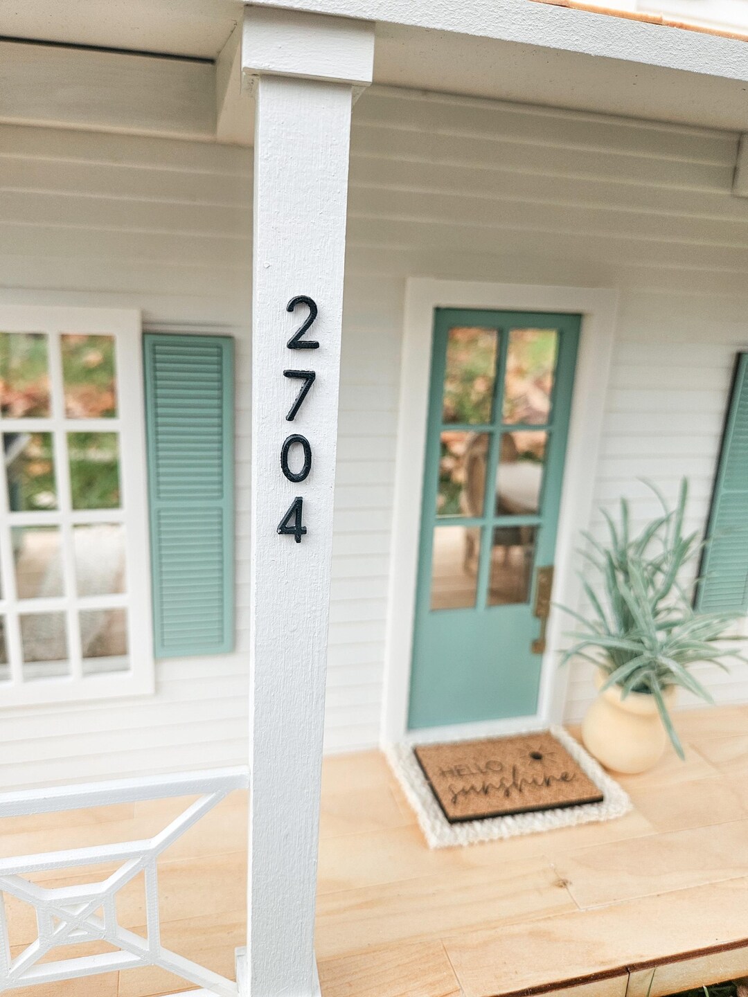 Dollhouse Miniature Address Numbers, Miniature Numbers, Dollhouse ...