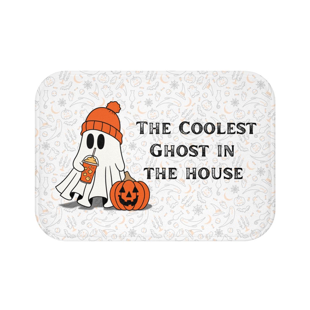Halloween Ghost Bath Mat: Spooky Kids Bathroom Decor - Etsy