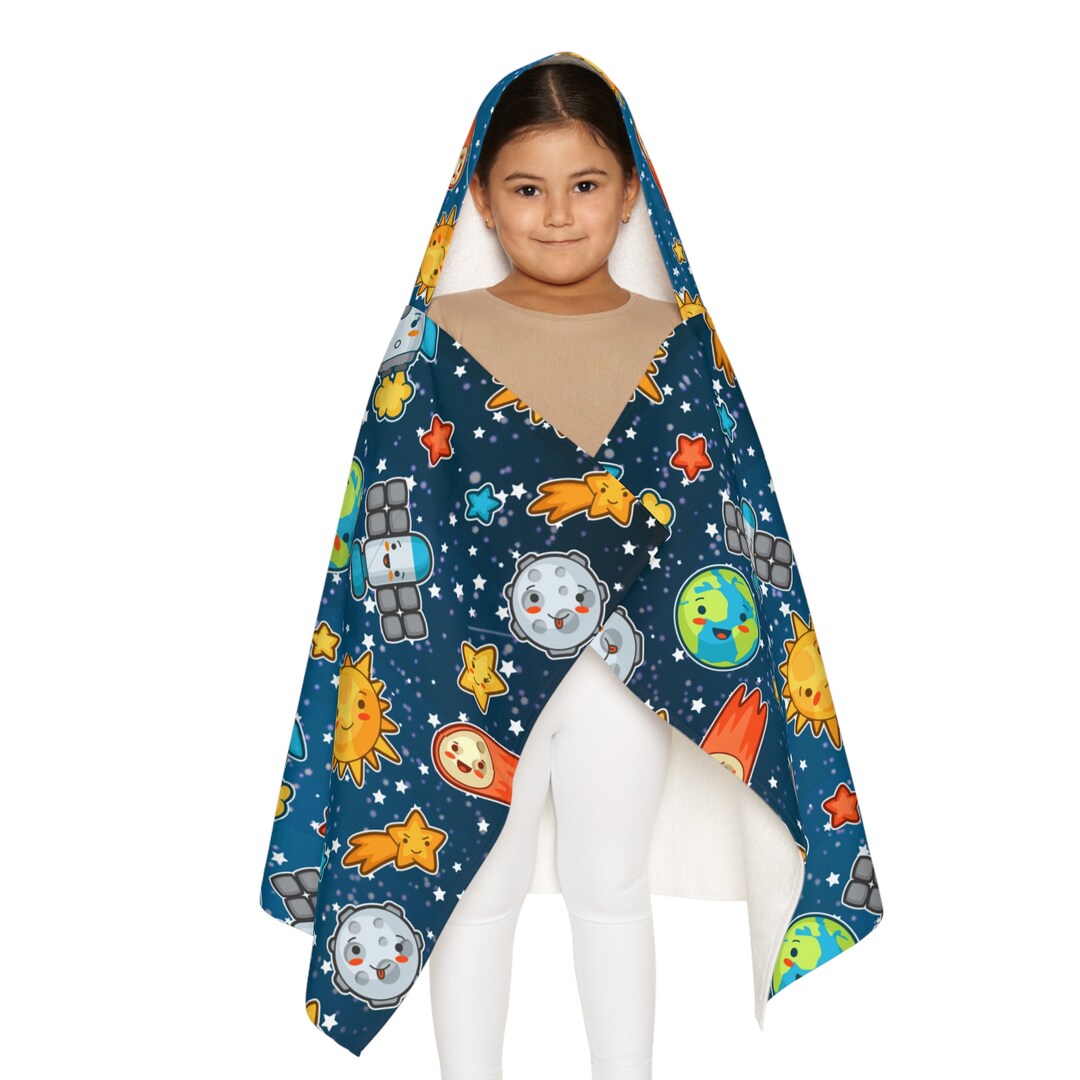 Space Hooded Towel: Kids Astronaut Bath Towel - Etsy