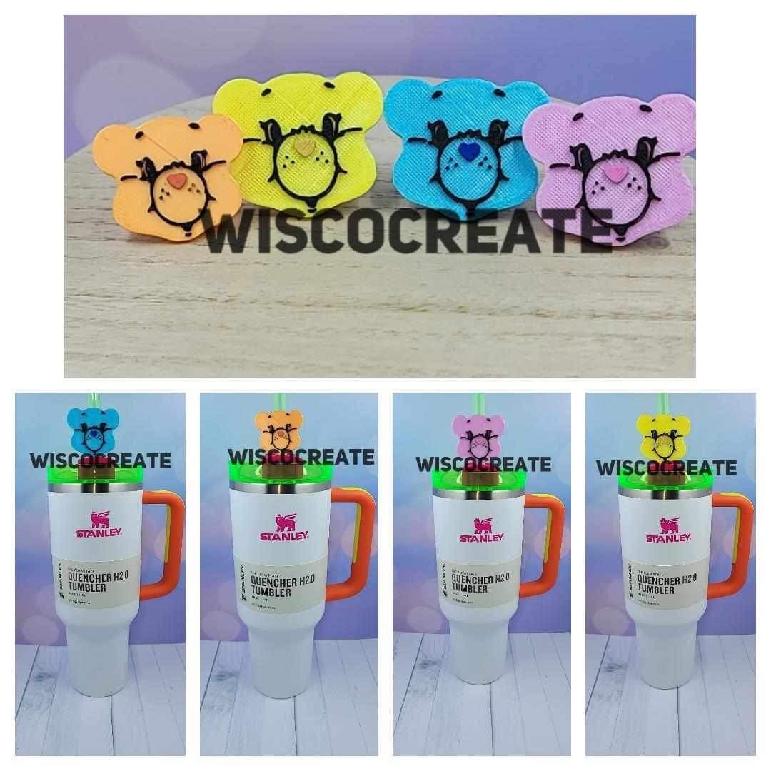 Bear Stanley Straw Topper - Etsy