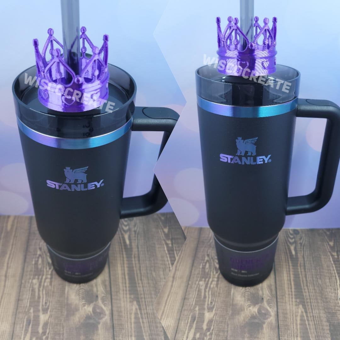 Crown Stanley Straw Topper - Etsy