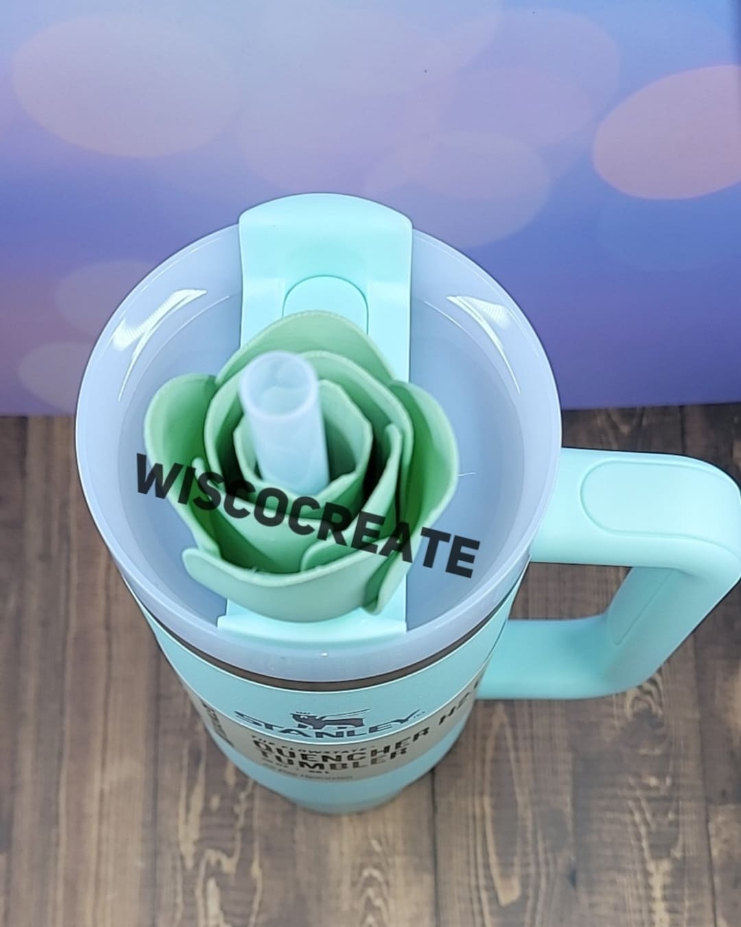 Rose Straw Topper for Stanley Color Set 2 - Etsy