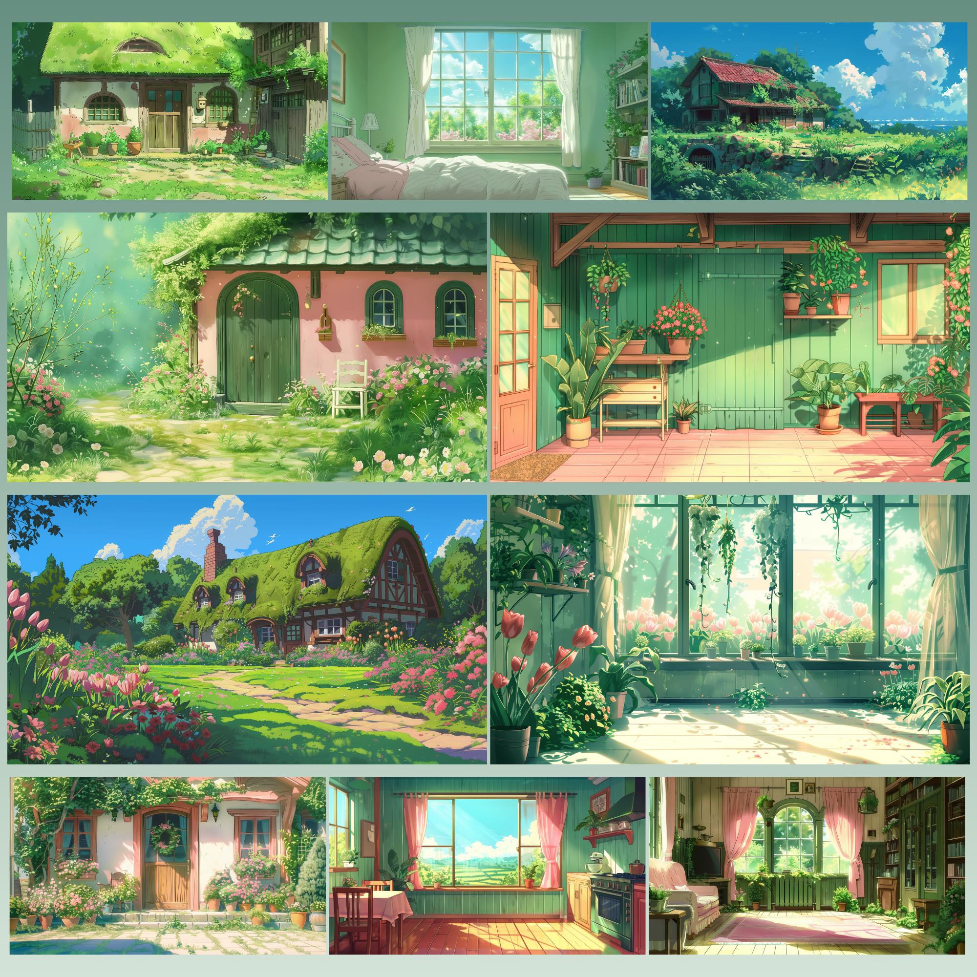 Cottagecore Desktop Wallpaper Laptop Wallpaper MacBook Wallpaper Anime ...