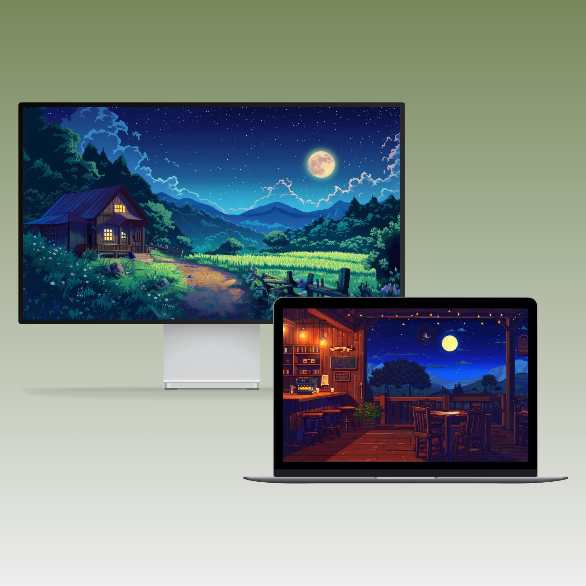 Stardew Valley Inspired Desktop Wallpaper Gamer Laptop Wallpaper ...