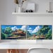 Ghibli Vibes Dual Screen Desktop Wallpaper Mac Wallpaper Super ...