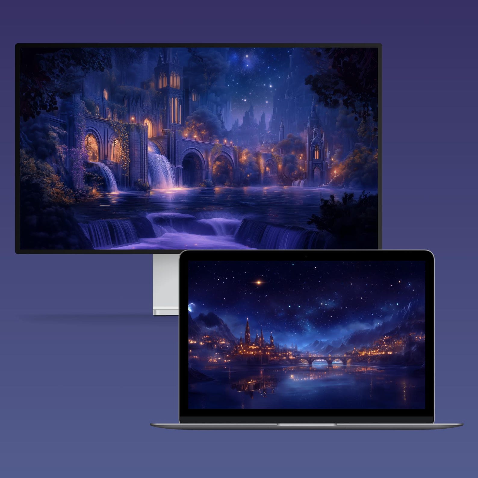 Velaris Acotar Desktop Wallpaper City of Starlight Wallpaper Acotar ...