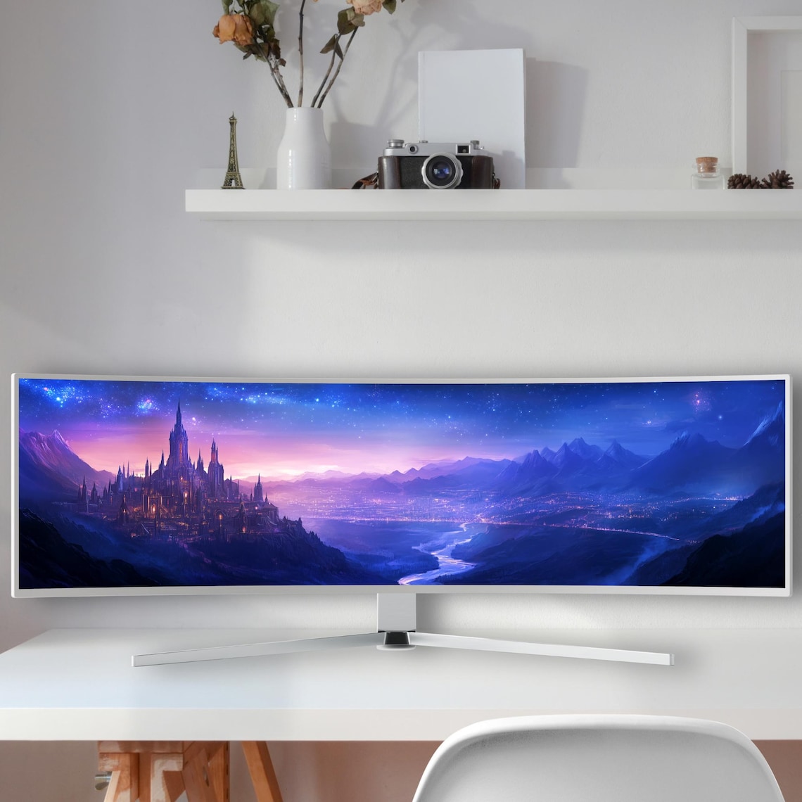 Velaris Acotar Super Ultrawide Wallpaper City of Starlight Wallpaper ...