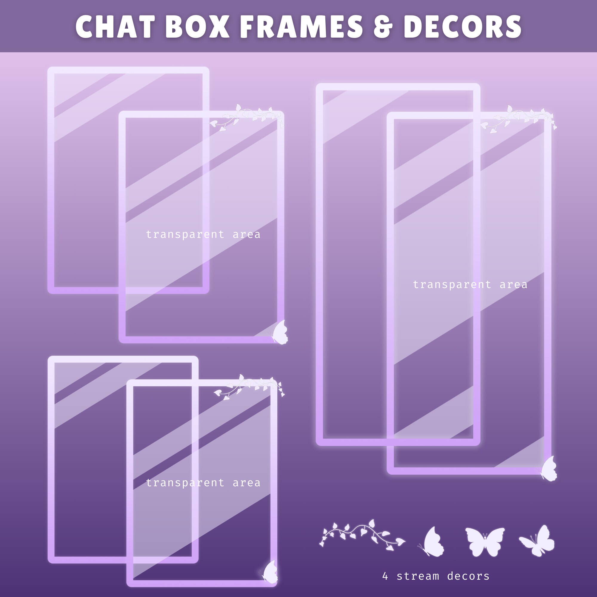 Purple Twitch Stream Package Animated Purple Twitch Overlay Twitch ...